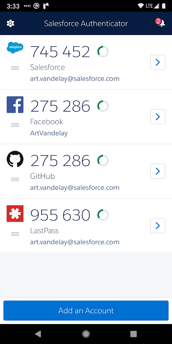 Salesforce Authenticator – Yolokick